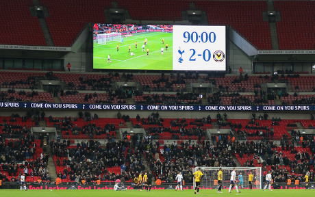 Scoreboard Displays Final Score Game Finishes Editorial Stock Photo ...