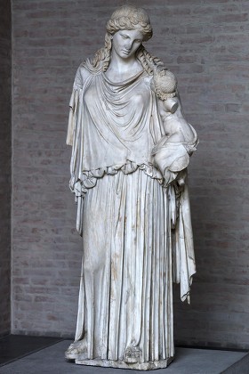 Statue Peace Goddess Eirene Roman Copy Editorial Stock Photo - Stock ...