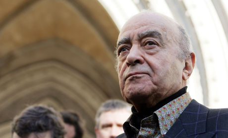 Mohamed Al Fayed Harrods Boss Mohamed Editorial Stock Photo - Stock ...
