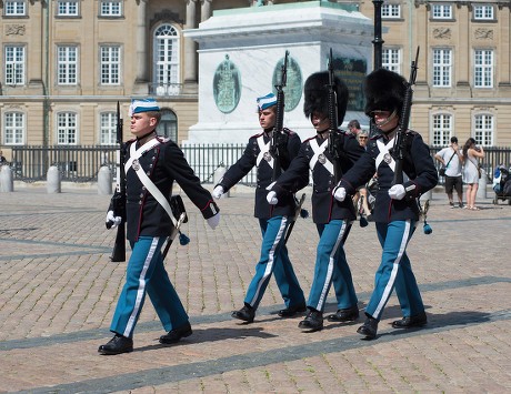Changing Guard Royal Bodyguards On Palace Editorial Stock Photo - Stock ...