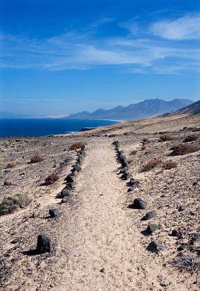 Coastal Path Punta Pesebre Peninsula Jandia Editorial Stock Photo ...