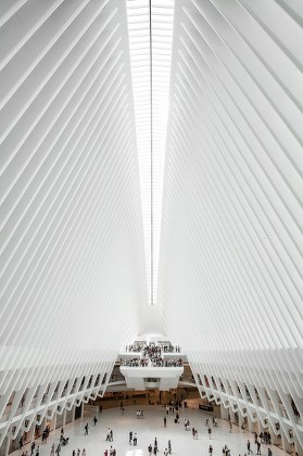 Oculus Subway Station Main Hall Shopping Editorial Stock Photo - Stock ...