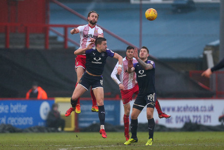Injury Concern Alex Revell Stevenage During Editorial Stock Photo ...
