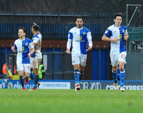 Goal 22 Blackburn Rovers Team Celebrates Editorial Stock Photo - Stock ...
