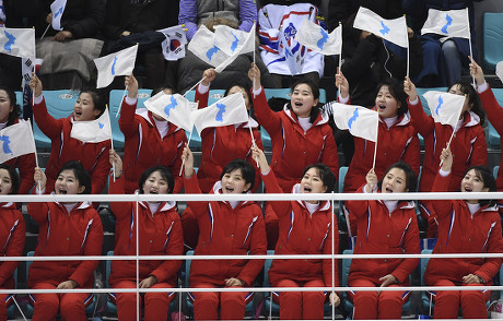 Cheerleaders Democratic Peoples Republic Korea Dprk Editorial Stock ...