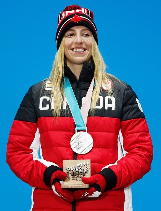 Silver Medalist Laurie Blouin Canada During Editorial Stock Photo ...