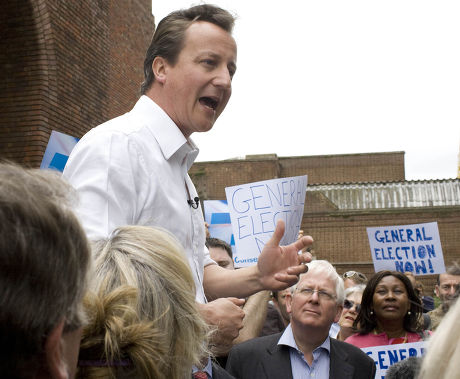 Conservative Leader David Cameron Speaking Editorial Stock Photo ...