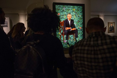 Former Us President Barack Obamas Portrait Editorial Stock Photo ...