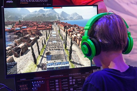 Computer Gamers Will Play Game Total Editorial Stock Photo - Stock ...
