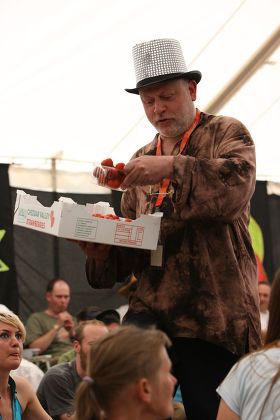 Jonathan Cainer Hands Out Strawberries His Editorial Stock Photo ...