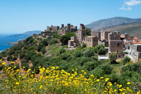 Vathia Mani Lakonia Peloponnese Greece Editorial Stock Photo - Stock ...