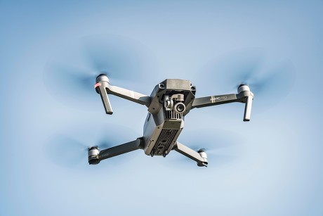 Flying Quadrocopter Remote Controlled Drone Camera Editorial Stock ...