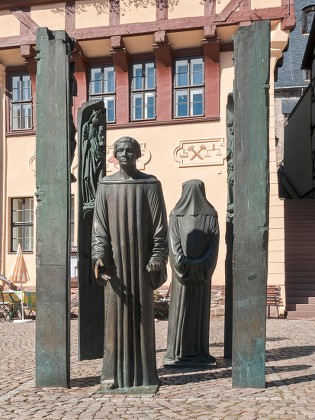Thomas Muentzer Monument Reformer Preacher Stolberg Editorial Stock ...