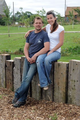 __COUNT__ Jimmy Doherty and partner Michaela at Jimmy's Farm in Suffolk ...