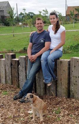 __COUNT__ Jimmy Doherty and partner Michaela at Jimmy's Farm in Suffolk ...