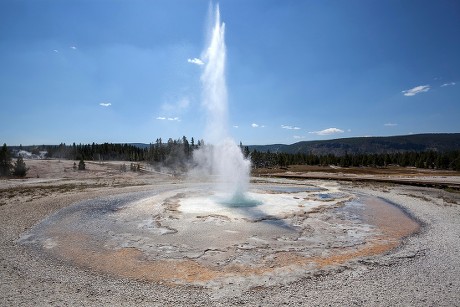 Sawmill Geyser Upper Geyser Basin Yellowstone Editorial Stock Photo ...