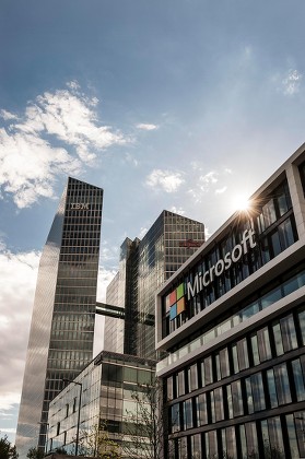 Microsoft Germany Corporate Head Office Back Editorial Stock Photo ...
