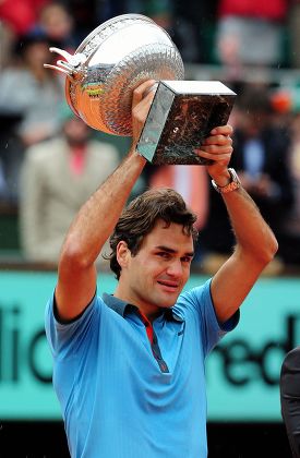 Roger Federer Roland Garros Trophy Editorial Stock Photo - Stock Image ...