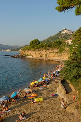 Beach San Marco Di Castellabate Cilento Editorial Stock Photo - Stock ...