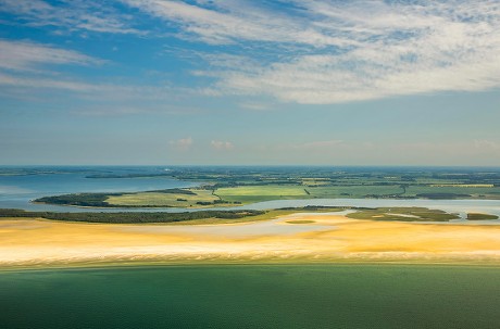 Bodden Lagoons Nature Reserve Darsszingst Bodden Editorial Stock Photo ...