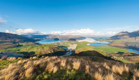 View On Lake Wanaka Mountains Rocky Editorial Stock Photo - Stock Image ...