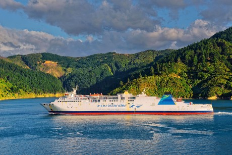 Interislander Cook Strait Ferry Queen Charlotte Editorial Stock Photo ...