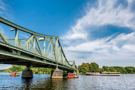 Glienicker Bridge Over River Havel Potsdam Editorial Stock Photo ...