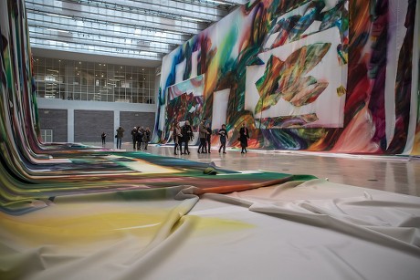 Largescale Site Specific Painterly Installation By Editorial Stock ...