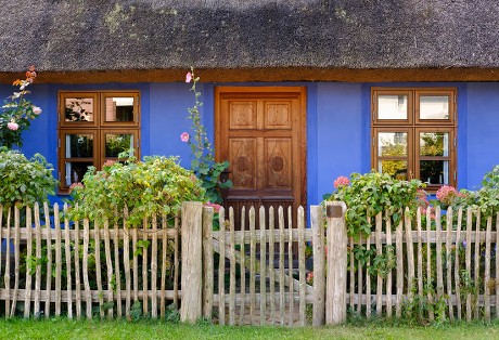 Blue House Warthe Rankwitz Lieper Winkel Editorial Stock Photo - Stock ...