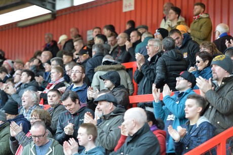 Fans Celebrate During Stevenage Vs Yeovil Editorial Stock Photo - Stock ...