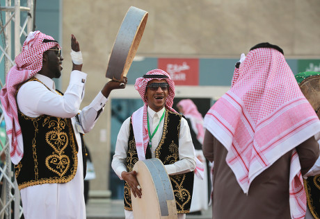 Saudi Traditional Dancers Perform During Open Editorial Stock Photo ...