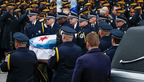 Casket Bearing Body Chicago Police Commander Editorial Stock Photo ...