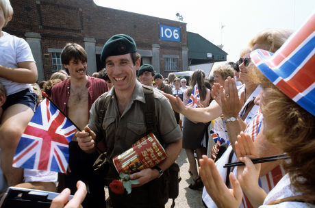 Soldier Welcomed Home Can Party Seven Editorial Stock Photo - Stock ...