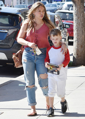 Hilary Duff Luca Cruz Comrie Editorial Stock Photo - Stock Image ...