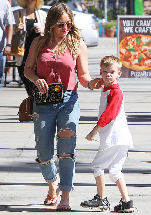 Hilary Duff Luca Cruz Comrie Editorial Stock Photo - Stock Image ...
