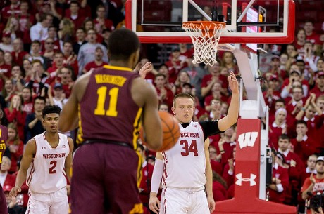 NCAA Basketball Minnesota vs Wisconsin, Madison, USA - 19 Feb 2018 ...