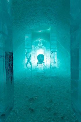 Entrance Hall Sculpture Chandelier Made Ice Editorial Stock Photo ...