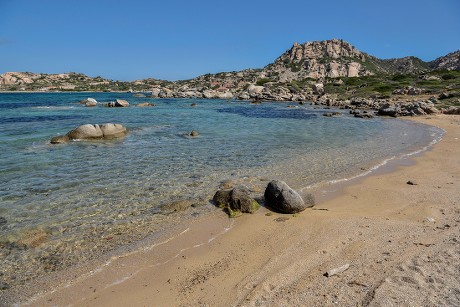 Bay Cala Francese La Maddalena Island Editorial Stock Photo - Stock ...
