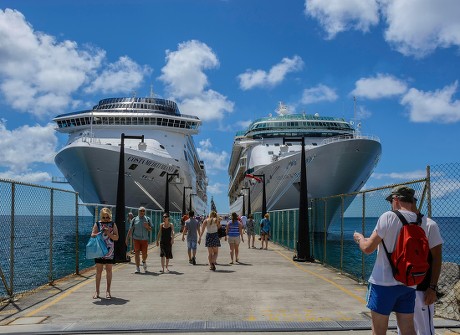 Cruise Ship Port Basseterre Lesser Antilles Editorial Stock Photo ...