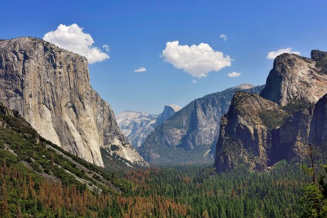 View Yosemite Valley Granite Cliffs El Editorial Stock Photo - Stock ...