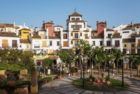 Andalusian Architecture La Alcaidesa Cadiz Province Editorial Stock ...