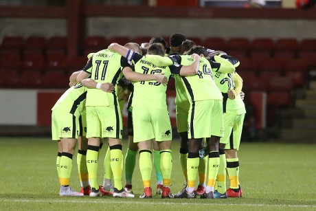 Exeter Huddle Before Kick Off During Editorial Stock Photo - Stock ...