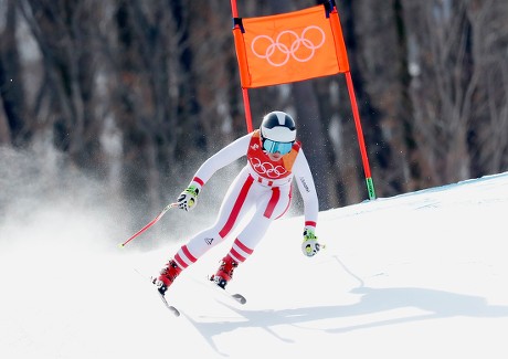 Breezy Johnson Usa Speeds Down Slope Editorial Stock Photo - Stock ...
