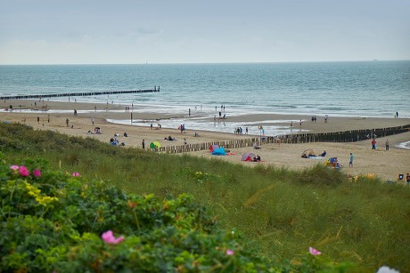 Beach Domburg North Sea Coast Zeeland Editorial Stock Photo - Stock ...