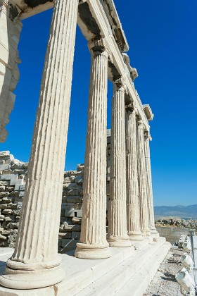 Erechtheion Temple Ionic Temple Athena Acropolis Editorial Stock Photo ...