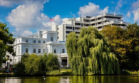 American Consulate On Alster Hamburg Rotherbaum Editorial Stock Photo ...