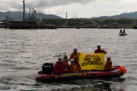 Greenpeace eco-warriors storm Shell refinery, Batangas, Philippines ...