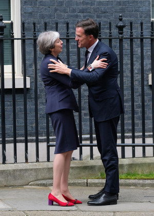 Prime Minister Theresa May Welcomes Prime Editorial Stock Photo - Stock ...
