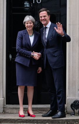 Prime Minister Theresa May Welcomes Prime Editorial Stock Photo - Stock ...