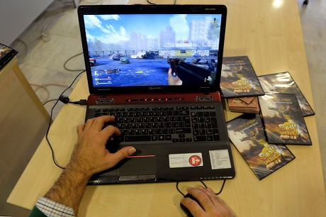Hezbollah game released in Lebanon, Beirut - 23 Feb 2018 Stock Pictures ...